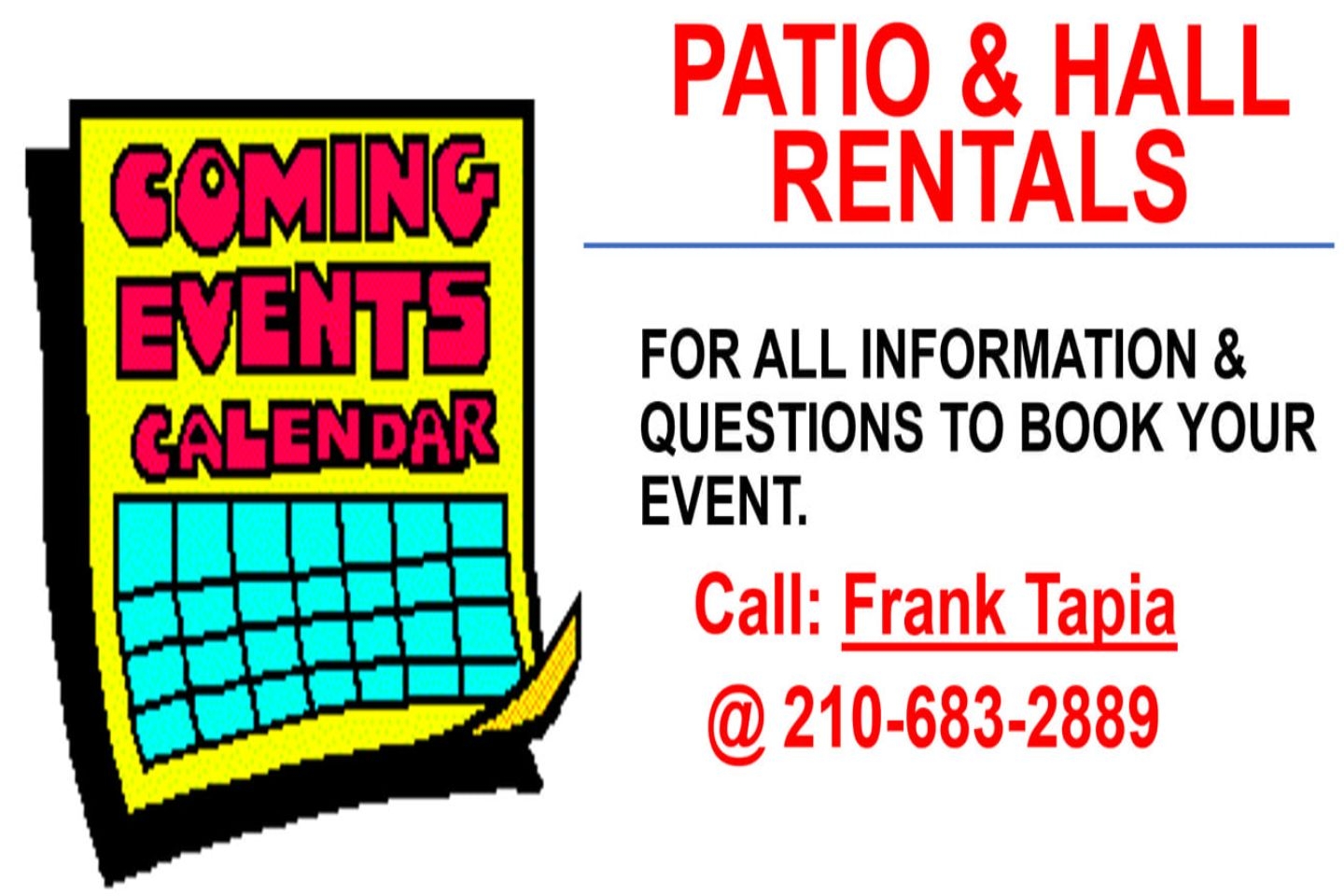 Hall Rental Information - VFW Post 1533