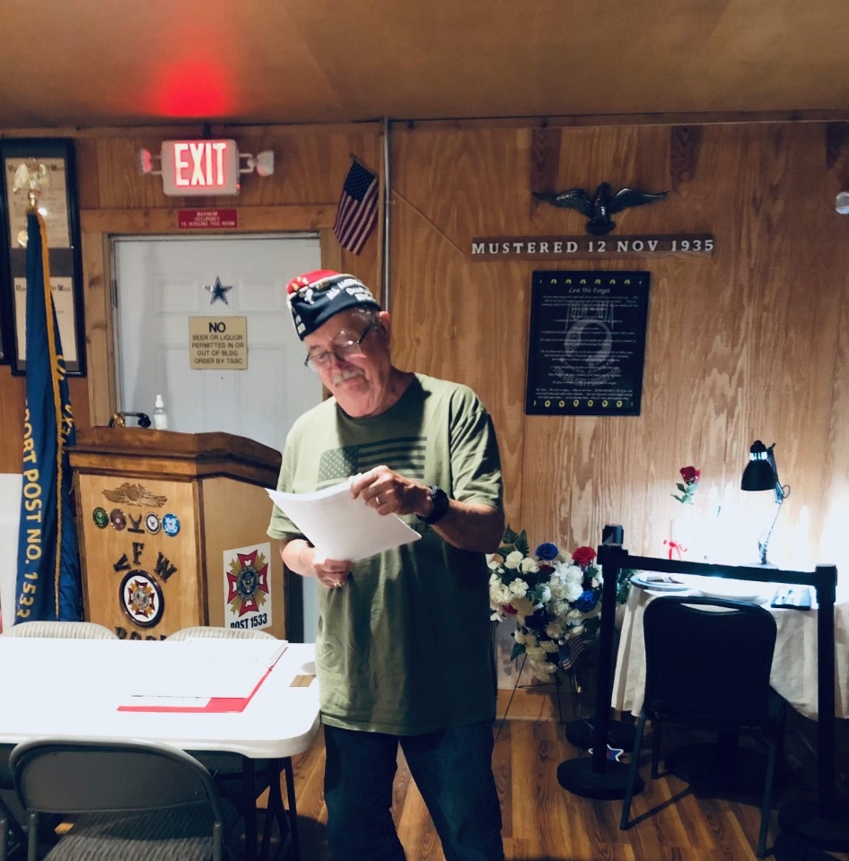 Veteran Participation Report (VPR) - VFW Post 1533